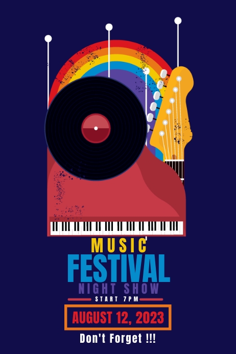 Music Festival Template | PosterMyWall