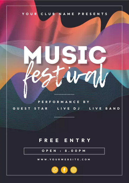 Plantilla de Music Festival | PosterMyWall