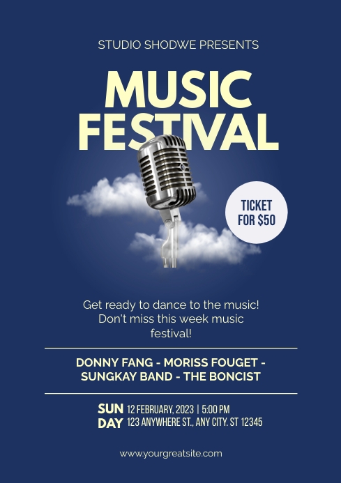 Music Festival Template | PosterMyWall