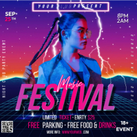Music Festival Ads Template | PosterMyWall