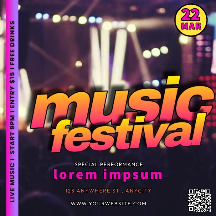 Music Festival Template | PosterMyWall