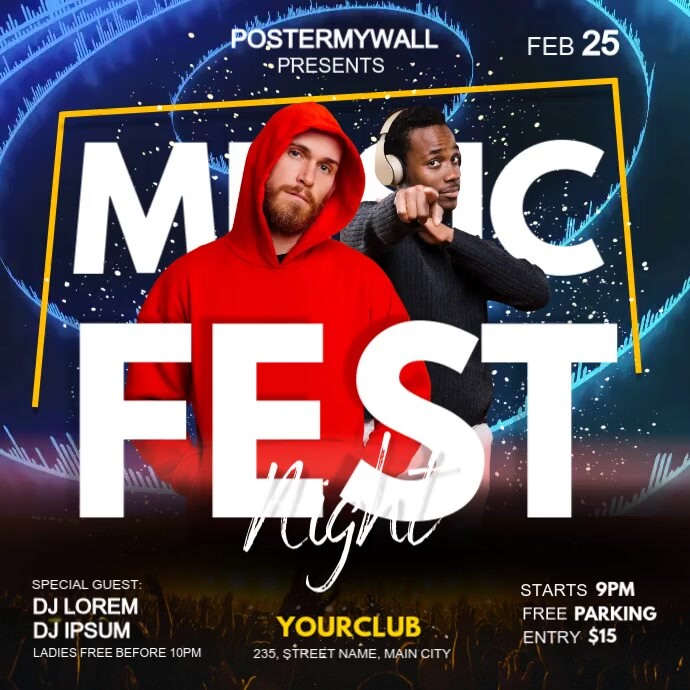 Plantilla de music festival party | PosterMyWall