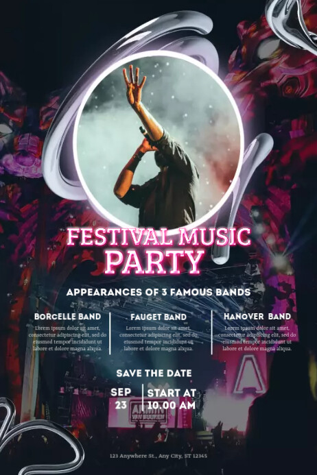 Copy of Music Festival Party Poster | PosterMyWall