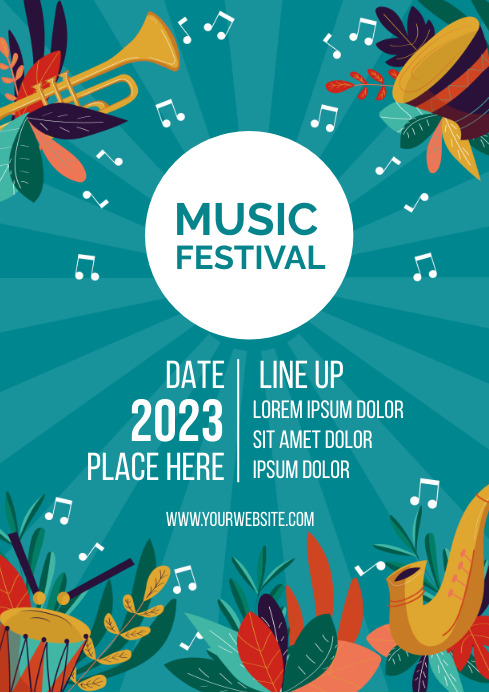 Music Festival Poster Template | PosterMyWall