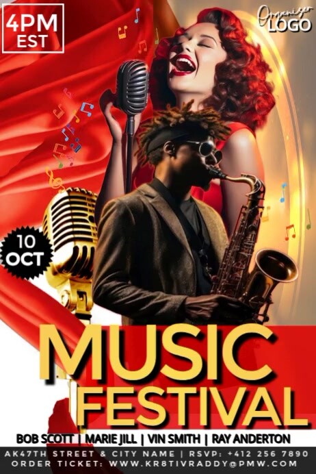 Music Festival Poster Template | PosterMyWall