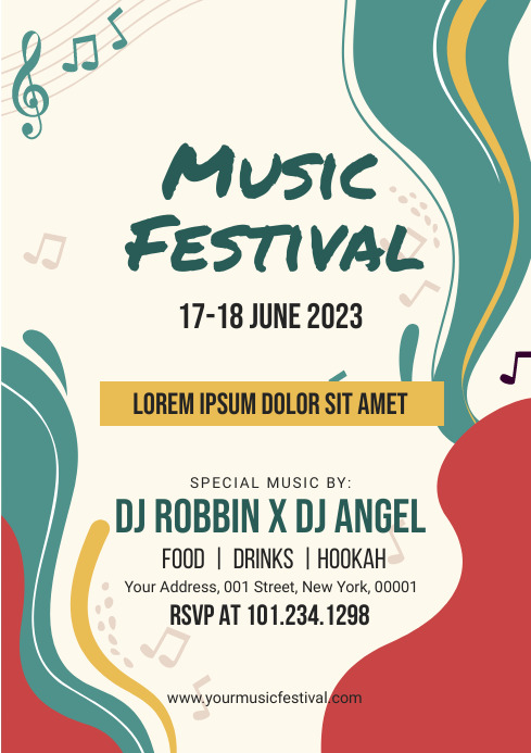 Music Festival Poster Template | PosterMyWall