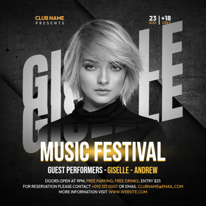 Music Festival Template | PosterMyWall