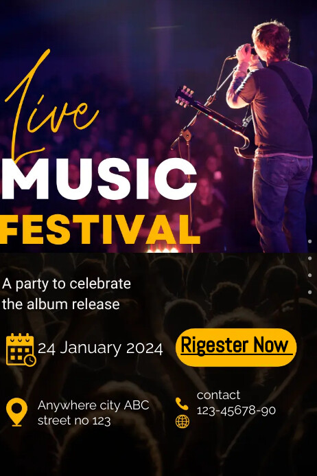 Music festival template | PosterMyWall
