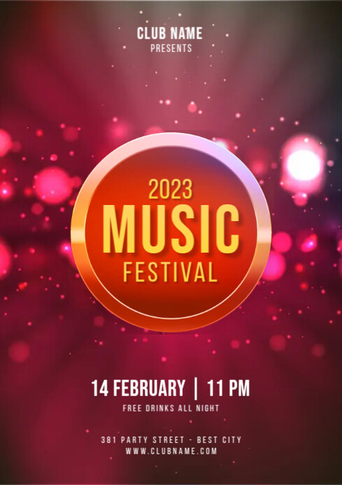 Music Festival Template | PosterMyWall