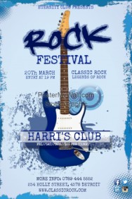 Customizable Design Templates for Rock Band Flyer | PosterMyWall