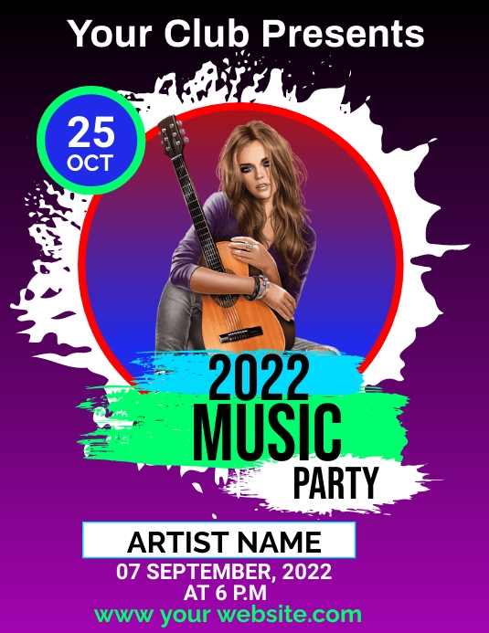 music flyer Template | PosterMyWall