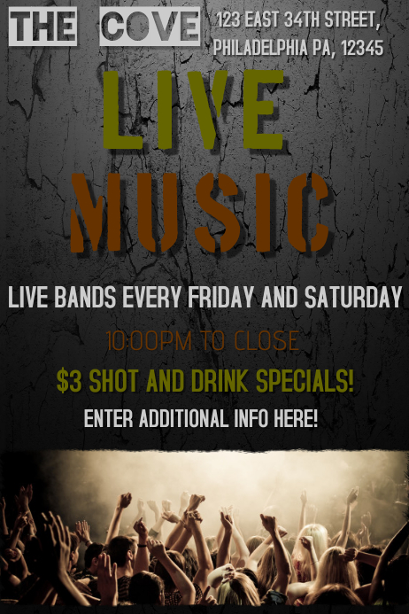 Music Template | PosterMyWall