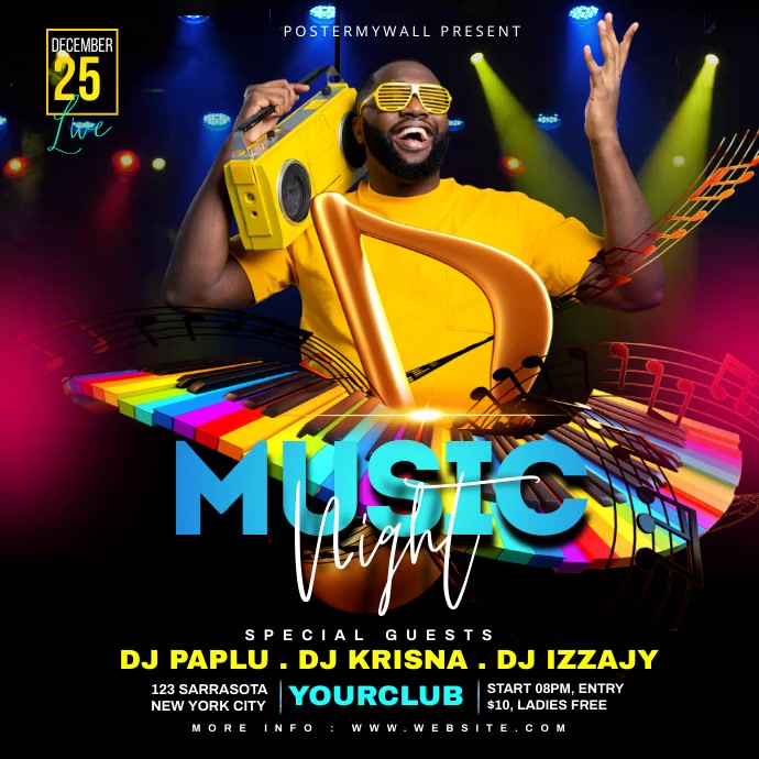 Music Flyer Template | PosterMyWall