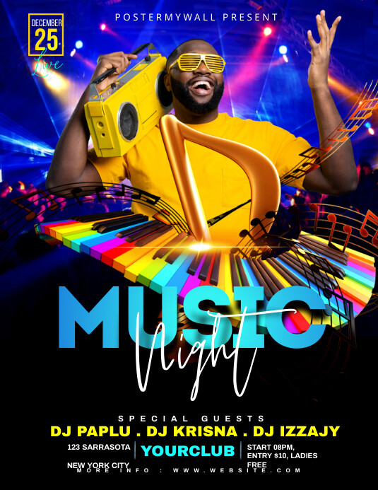 Music Flyer Template | PosterMyWall