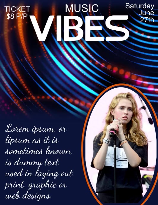 Music flyer templates | PosterMyWall