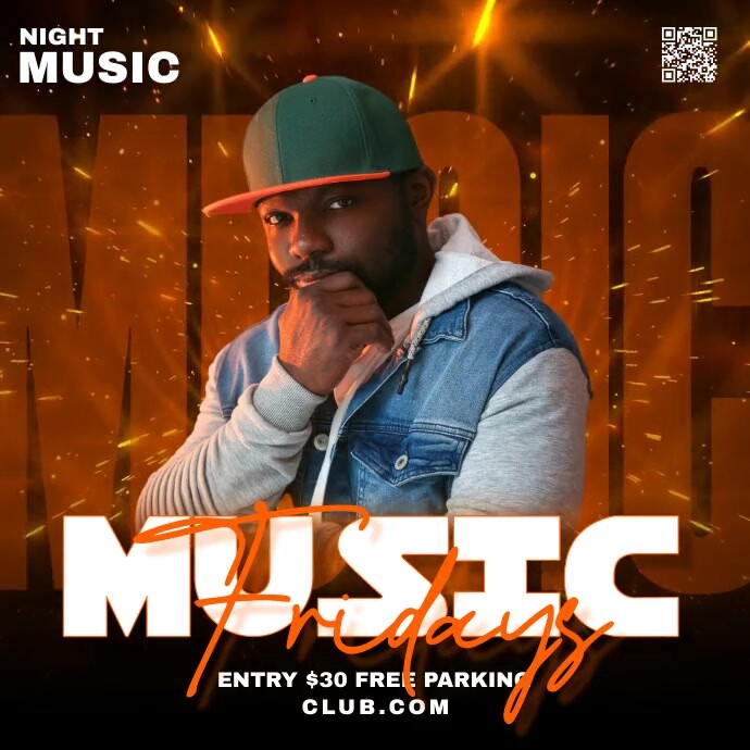 Plantilla de Music Fridays | PosterMyWall