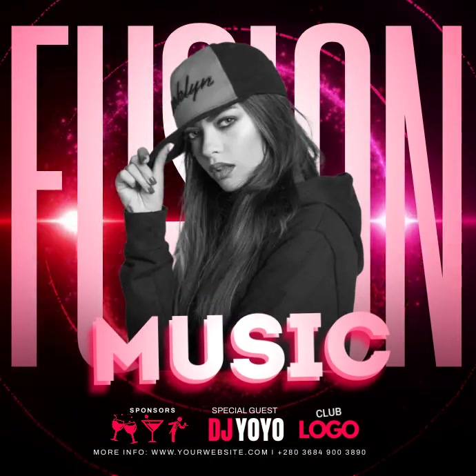 Plantilla de Music Fusion | PosterMyWall