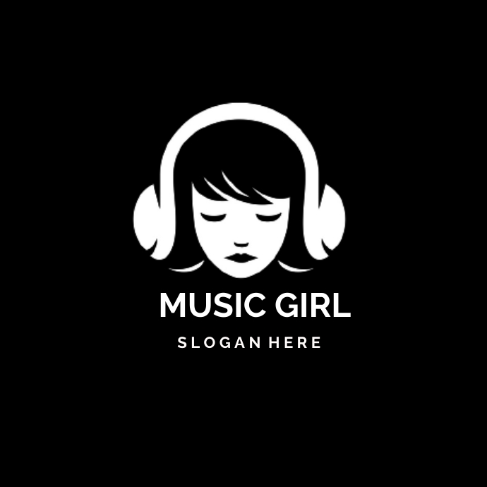 Copy of Music girl logo | PosterMyWall