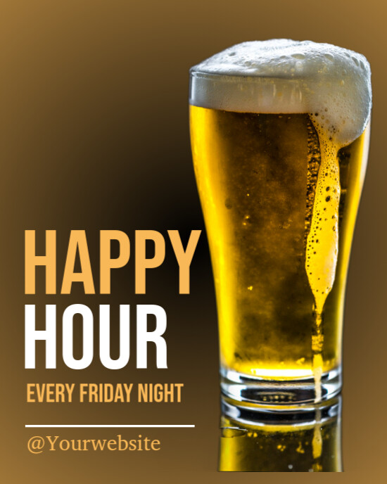 Copy of music happy hour flyer | PosterMyWall