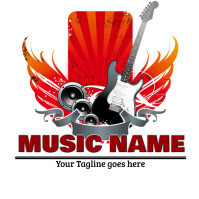 music logo, band logo, concert logo, Template | PosterMyWall