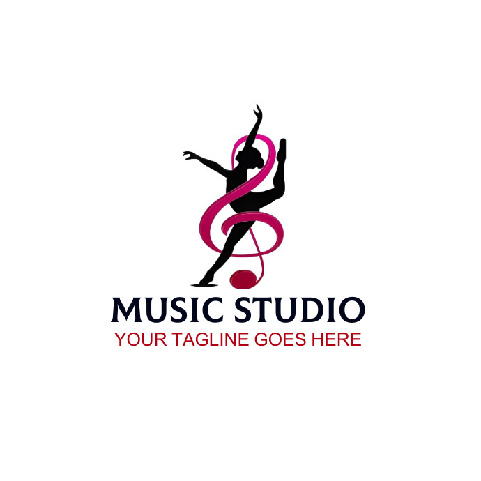 music logo, music studio, music academy logo Template | PosterMyWall