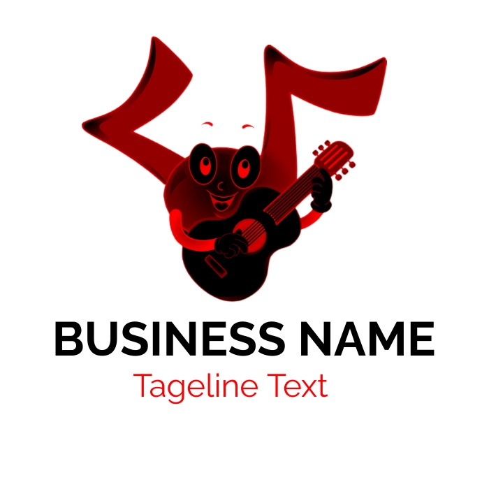 Copy of Music logo 3d cartoon | PosterMyWall