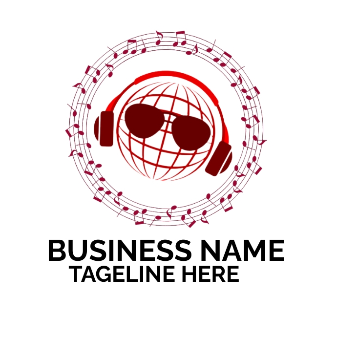 music logo microphone and headset logo , con Template | PosterMyWall