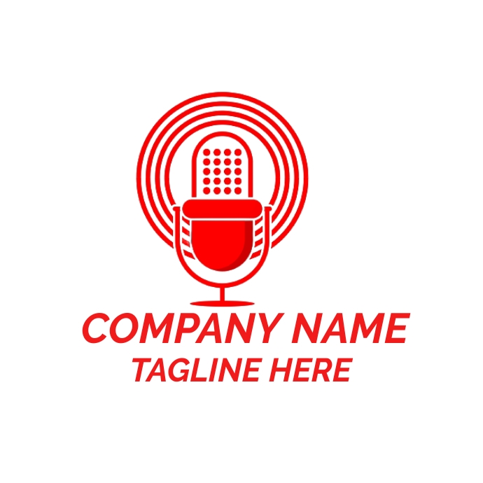 music logo microphone and headset logo , con Template | PosterMyWall