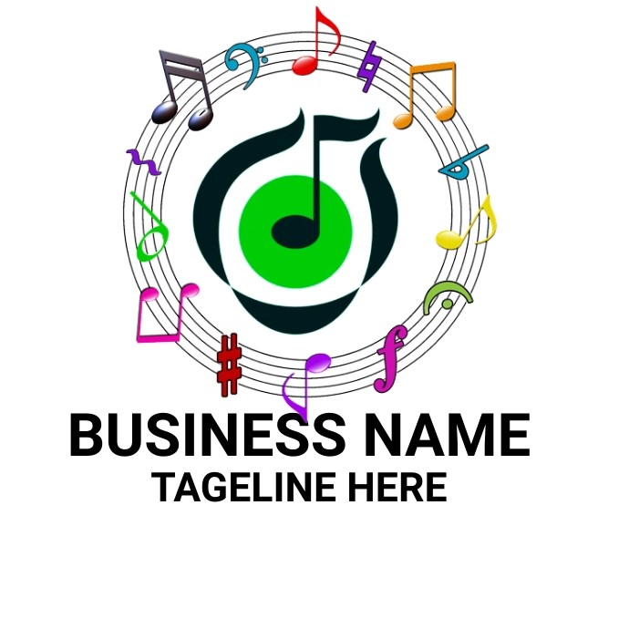 music logo microphone and headset logo , con Template | PosterMyWall