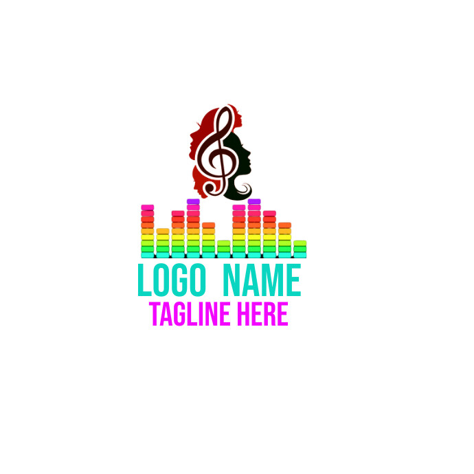 Plantilla de music logo microphone and headset logo , con | PosterMyWall