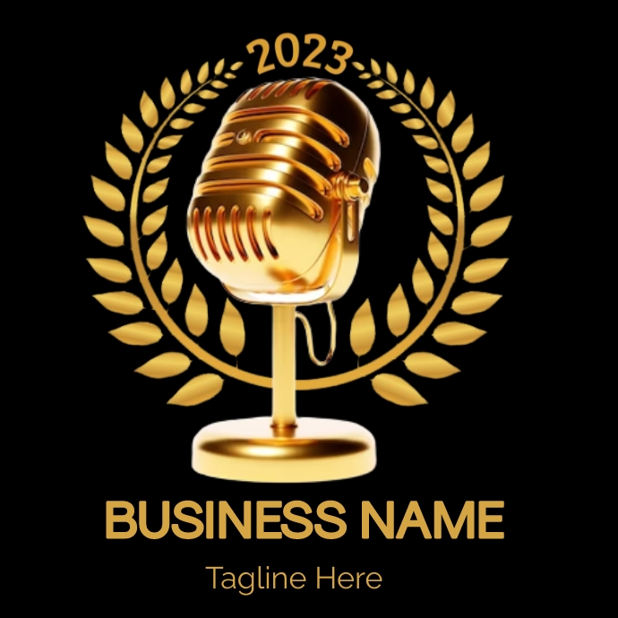 Copy of Music logo microphone logo , sound logo soong | PosterMyWall