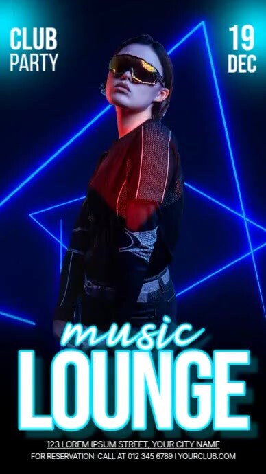 Music Lounge Template | PosterMyWall