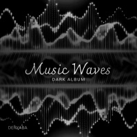 Dark Waves Music Video CD Cover Template | PosterMyWall