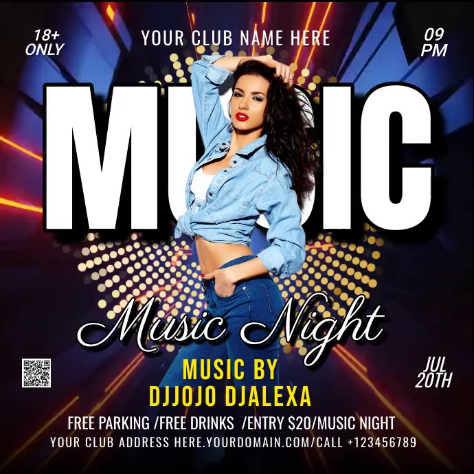 MUSIC NIGHT (1) Template | PosterMyWall