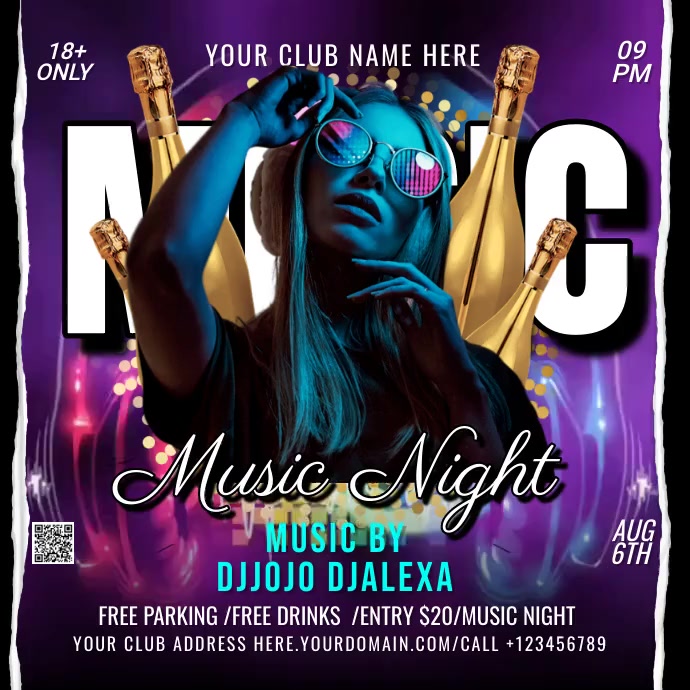 MUSIC NIGHT (2) Template | PosterMyWall