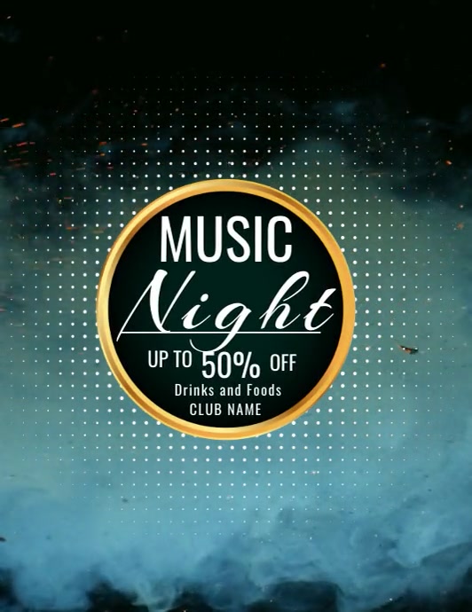 Music Night Ad Template | PosterMyWall