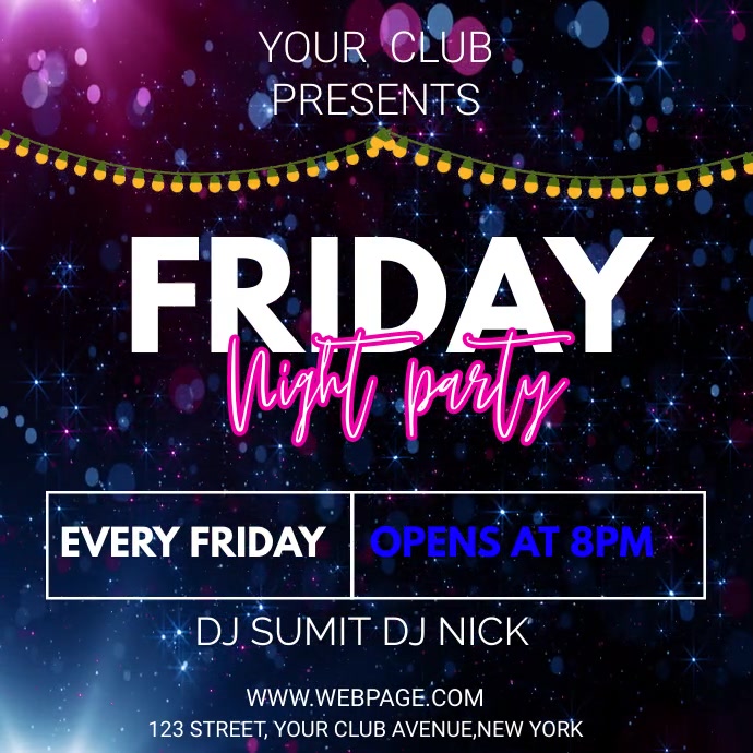 Copy of Music night bar template | PosterMyWall