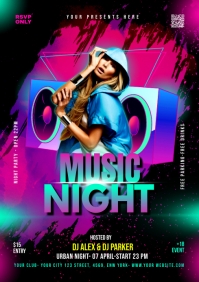 MUSIC NIGHT Template | PosterMyWall