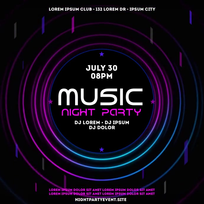 music night Template | PosterMyWall
