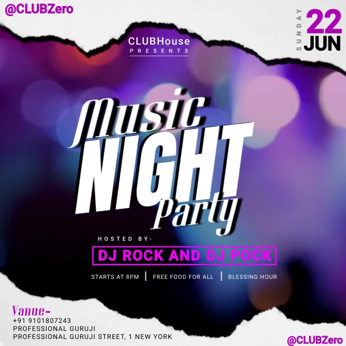 music night Template | PosterMyWall
