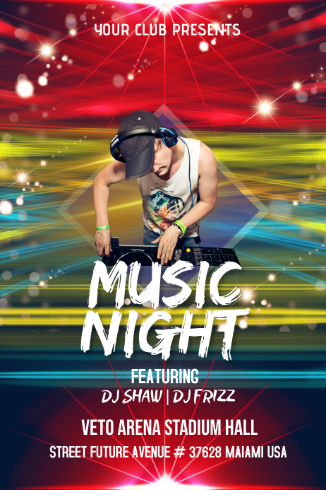 Music night Template | PosterMyWall