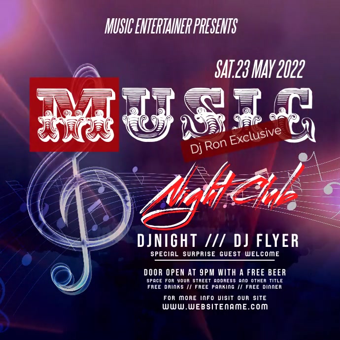 Music Night Template | PosterMyWall