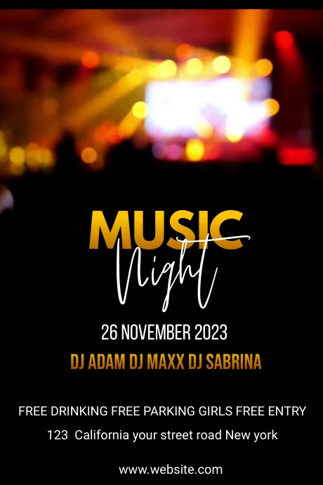 Music Night Template | PosterMyWall