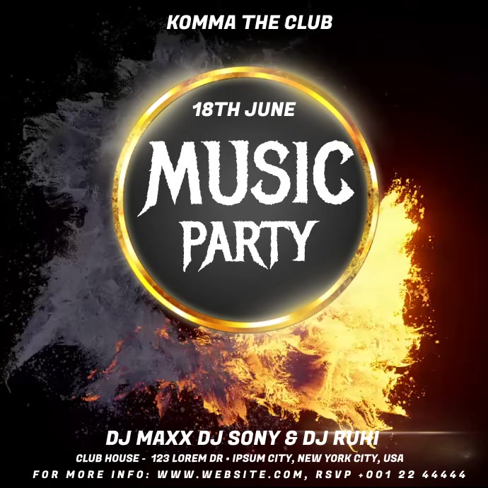 music night Template | PosterMyWall