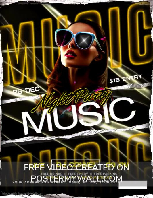 MUSIC NIGHT Template | PosterMyWall