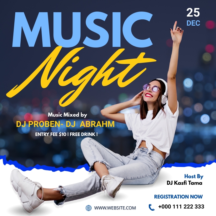 Music Night Template | PosterMyWall