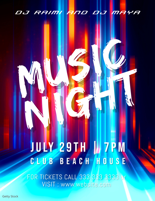 Copy of music night | PosterMyWall