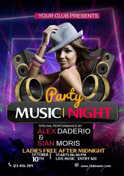 Music Night Template | PosterMyWall