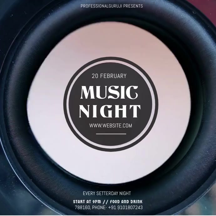 music night Template | PosterMyWall