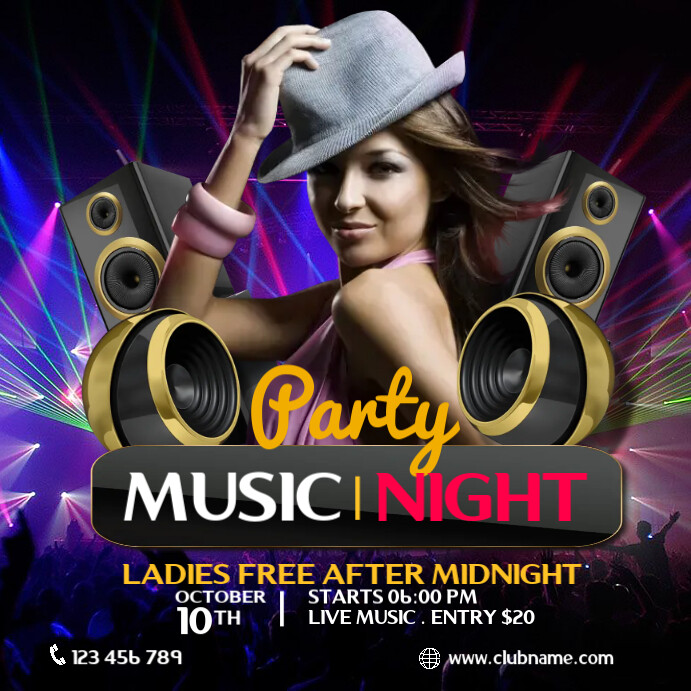 Music Night Template | PosterMyWall